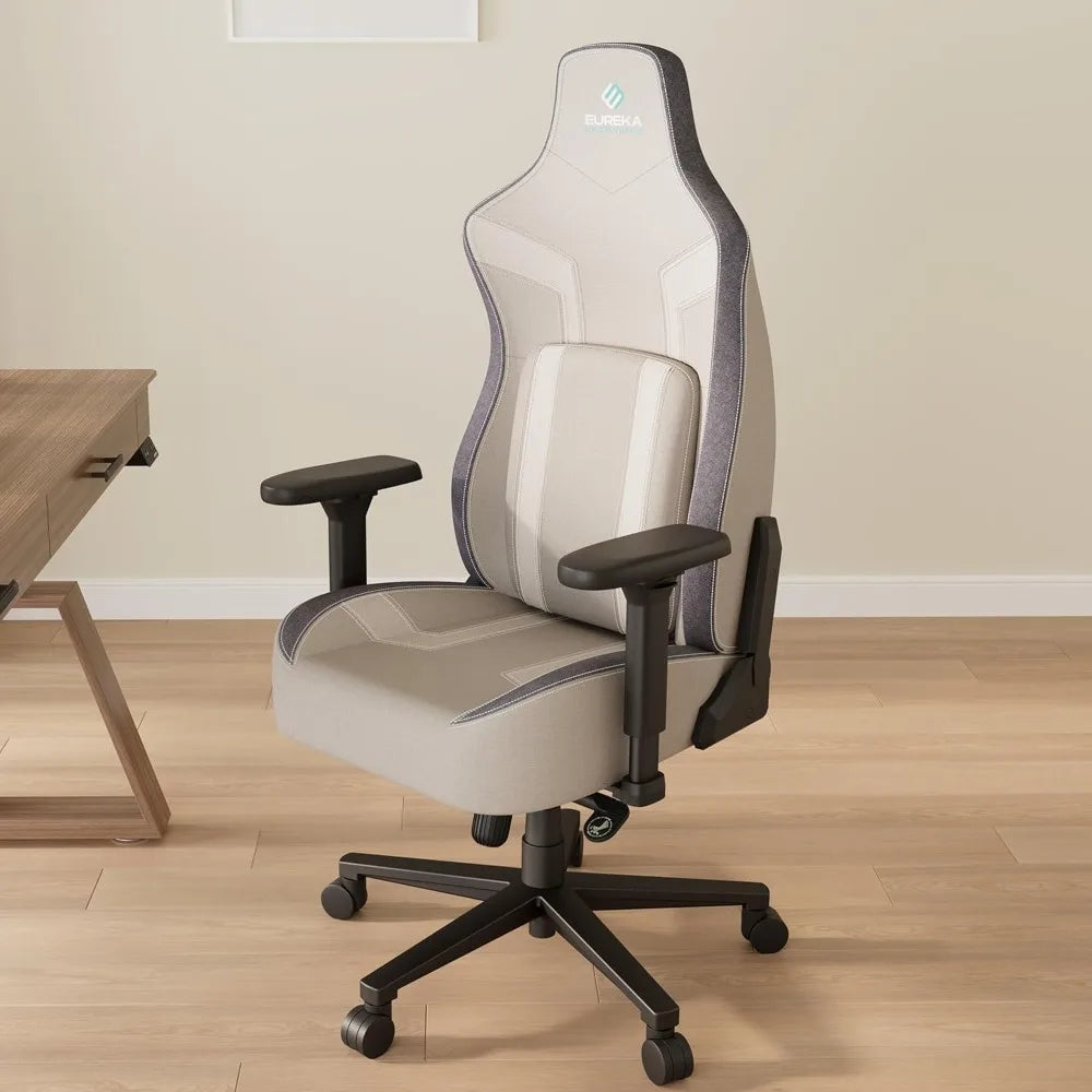 Gaming Chair Computer Gamer with Lumbar Support High Back – Everythings ...